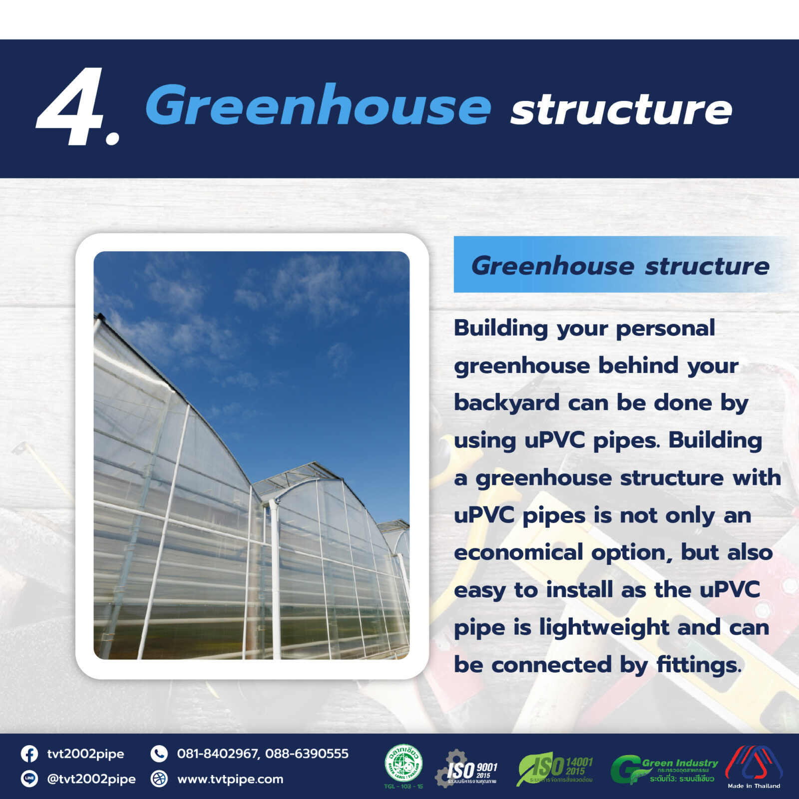 DIY Ideas to Make With Thai Vinytech (2002) uPVC Pipe – TVT 2002